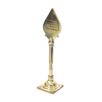 Golden Brass Vel Idol | Murugan Vel Brass | Om Vel Idol For Pooja (Hei ...