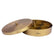 Brass Masala Box for Kitchen | Handmade Golden Spice Storage Box Masal ...