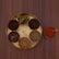 Brass Masala Box for Kitchen | Handmade Golden Spice Storage Box Masal ...