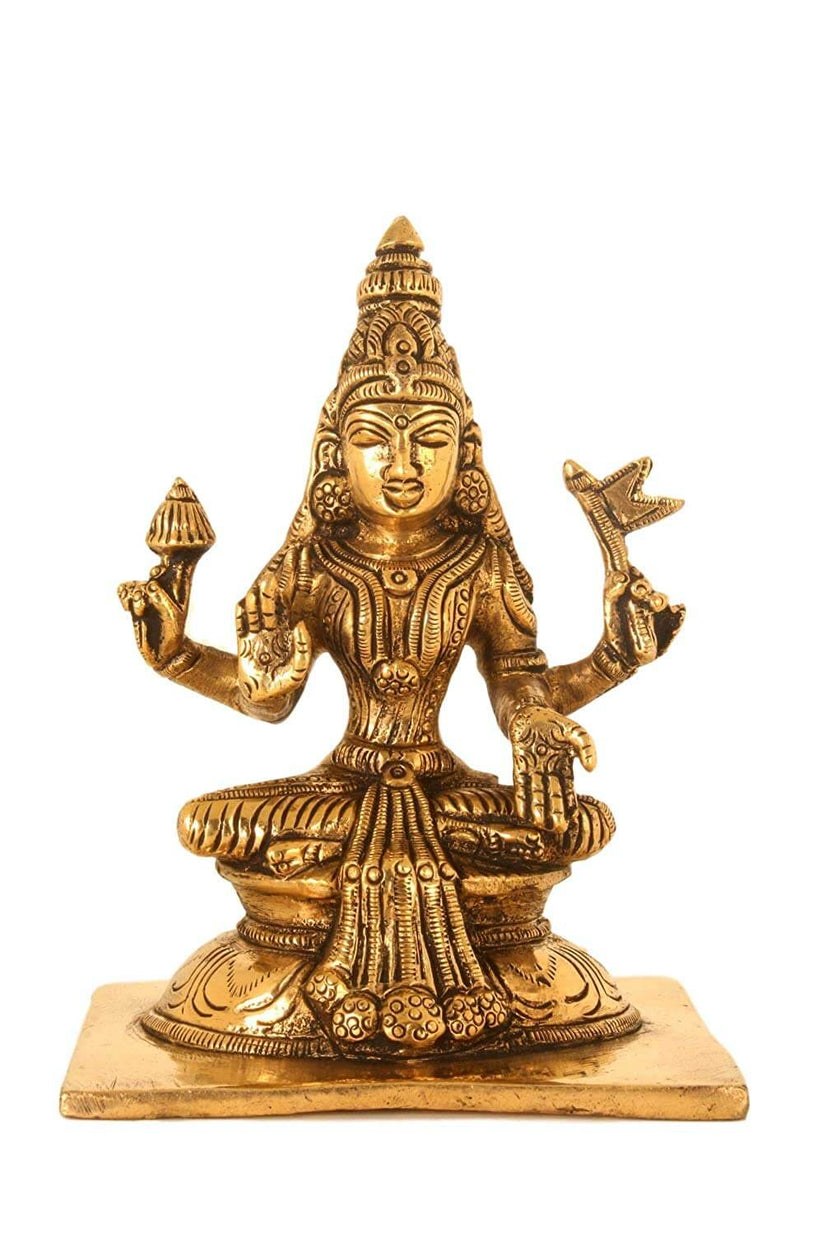 Brass Goddess Ashtalakshmi Statue Set of 8 Idols (Each 3.5 Inches Tall ...