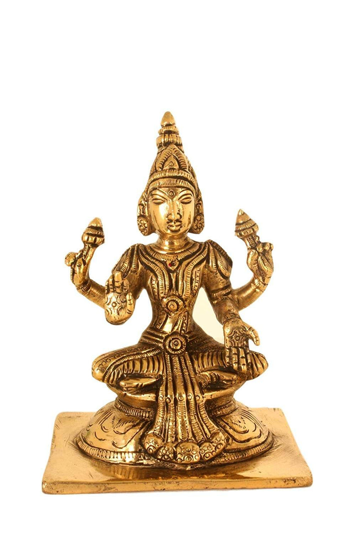 Brass Goddess Ashtalakshmi Statue Set of 8 Idols (Each 3.5 Inches Tall ...