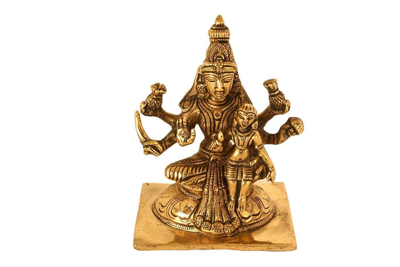 Brass Goddess Ashtalakshmi Statue Set of 8 Idols (Each 3.5 Inches Tall ...